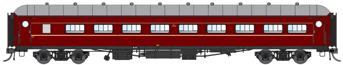 SI-204a Deep Indian Red SI Cars - No Logos – On Track Models