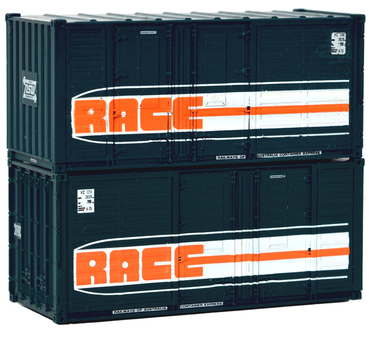 VC-1 NSWR RACE 20' Ventilated Container – On Track Models